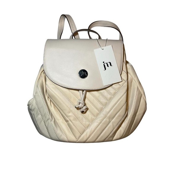 Bags | Nwt Cloud Cream Quilted Backpack | Poshmark